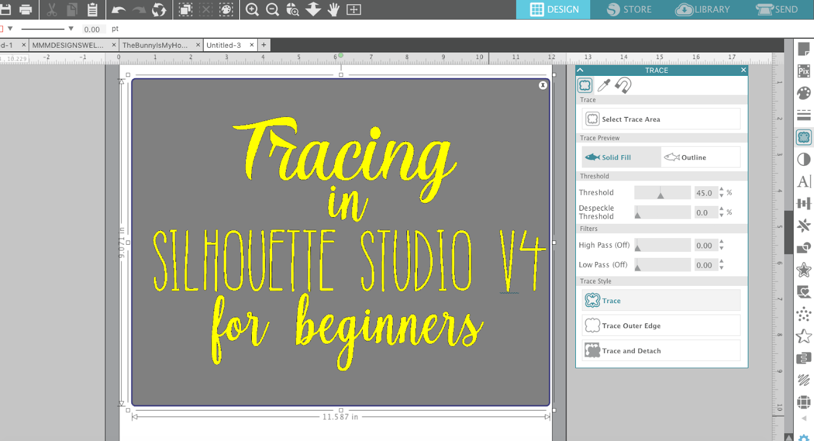 Tracing In Silhouette Studio V4 For Beginners Solid And Multi Color JPEGs And PNGs Silhouette Tracing In Silhouette Studio V4 For Beginners Solid And Multi Color JPEGs And PNGs Silhouette