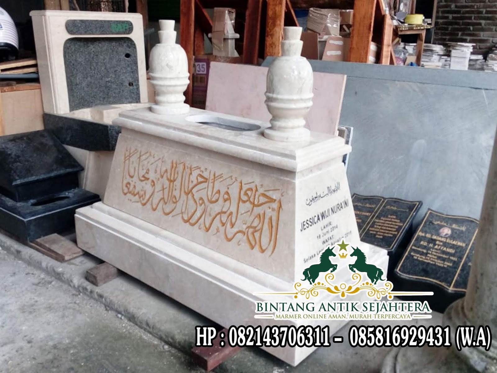 Kijing Makam Bayi, Model Makam Bayi Islam Terbaru - Makam Marmer ...
