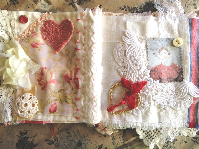 A little fabric book