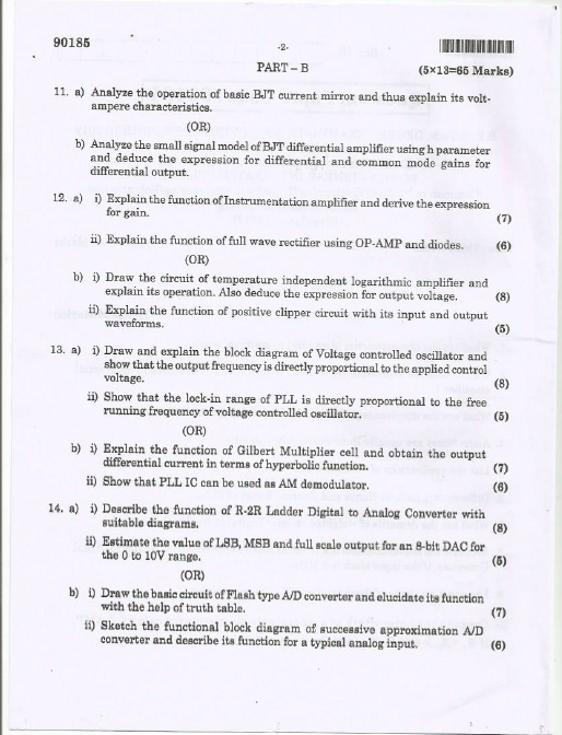 Anna University EC 8453 LINEAR INTEGRATED CIRCUITS NOVEMBER DECEMBER 2019 Question Paper anna-university-ec-8453-linear-integrated-circuits-november-december-2019-question-paper