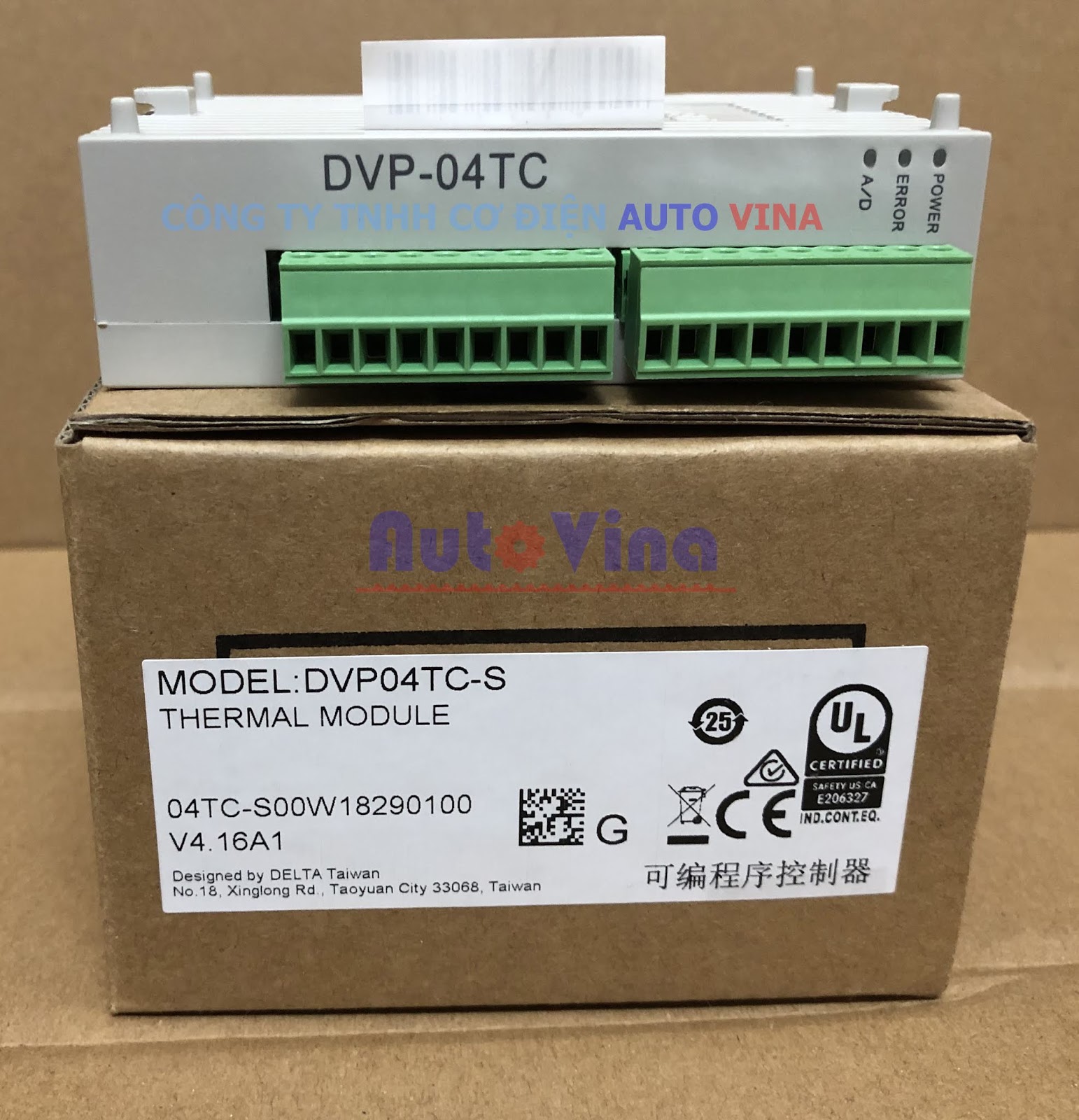 DVP04TC-S Temperature Module | Delta - Mitsubishi - Siemens