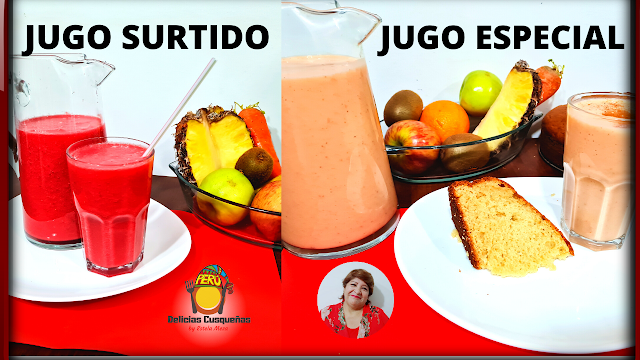 🇵🇪 JUGO ESPECIAL Y JUGO SURTIDO SALUDABLE Y NUTRITIVO FACÍL Y RAPIDO/ DE... ~ DELICIAS CUSQUEÑAS ...