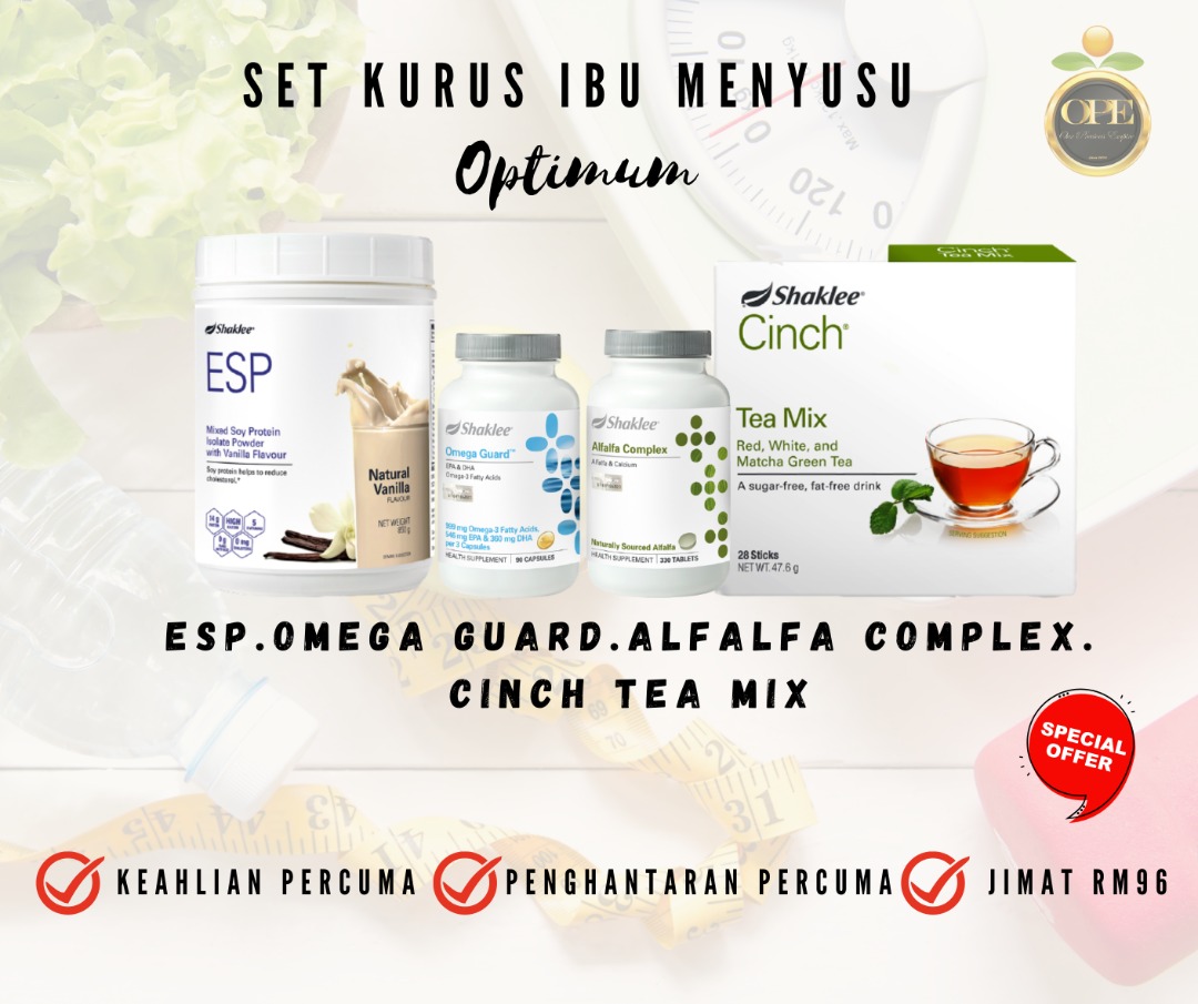Set Kurus Shaklee Untuk Ibu Menyusu | Vitaminwawa