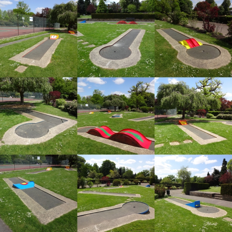 The Ham and Egger Files: Crazy Golf in Woking Park, May 2016