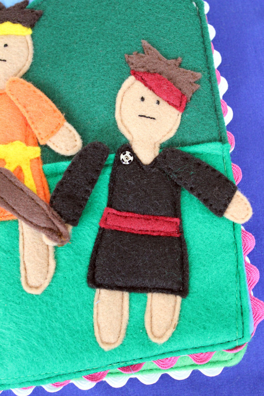 Get Your Craft On: Quiet Book Week - Ammon Defends the Sheep