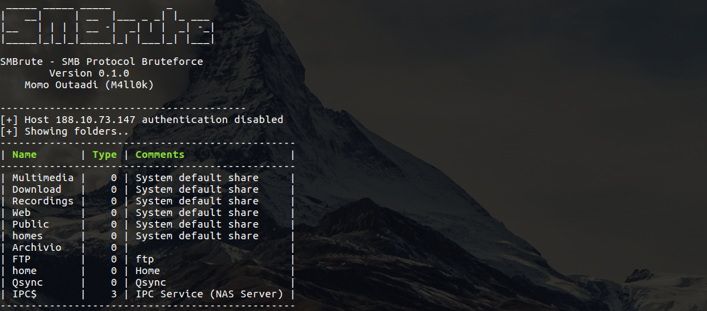 SMBrute - SMB Protocol Bruteforce