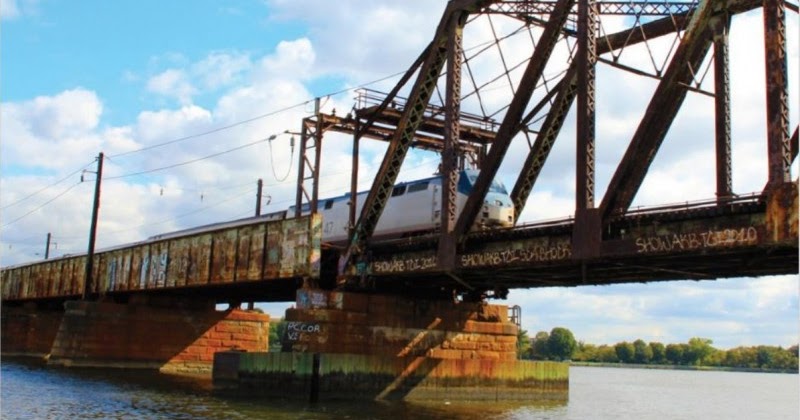 Industrial History: 1904 Long Bridge over Potomac River at Washington, DC