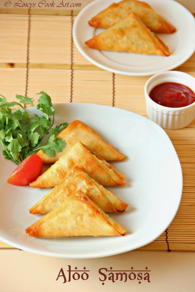 Aloo Samosa/ Potato Sambosa ~ Lincy's Cook Art