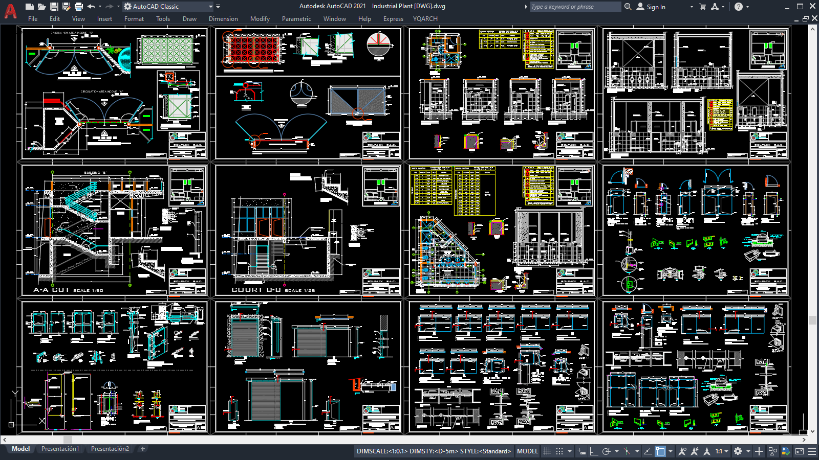 Complete Industrial Plant Project Plans [DWG]