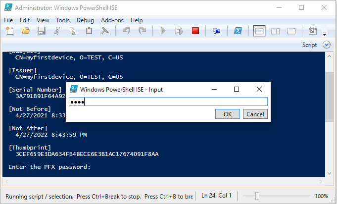 How To Create X509 Test Certificate For Azure Iot