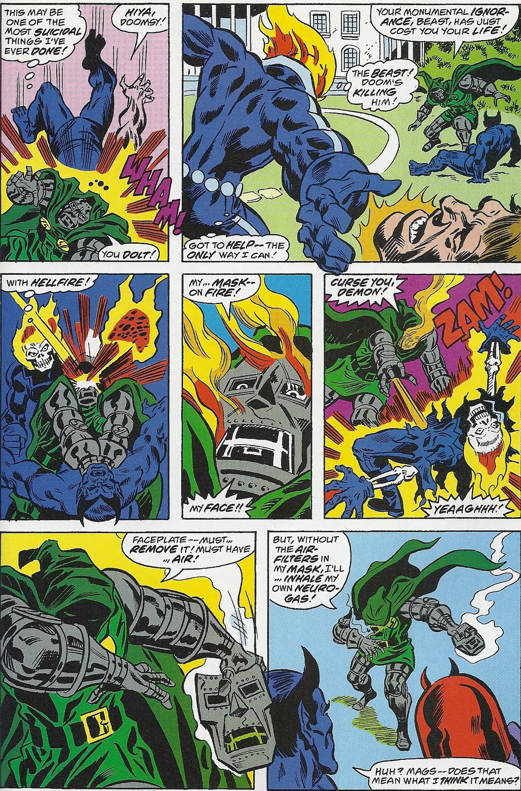 Dr Doom Vs Ghost Rider : r/whowouldwin