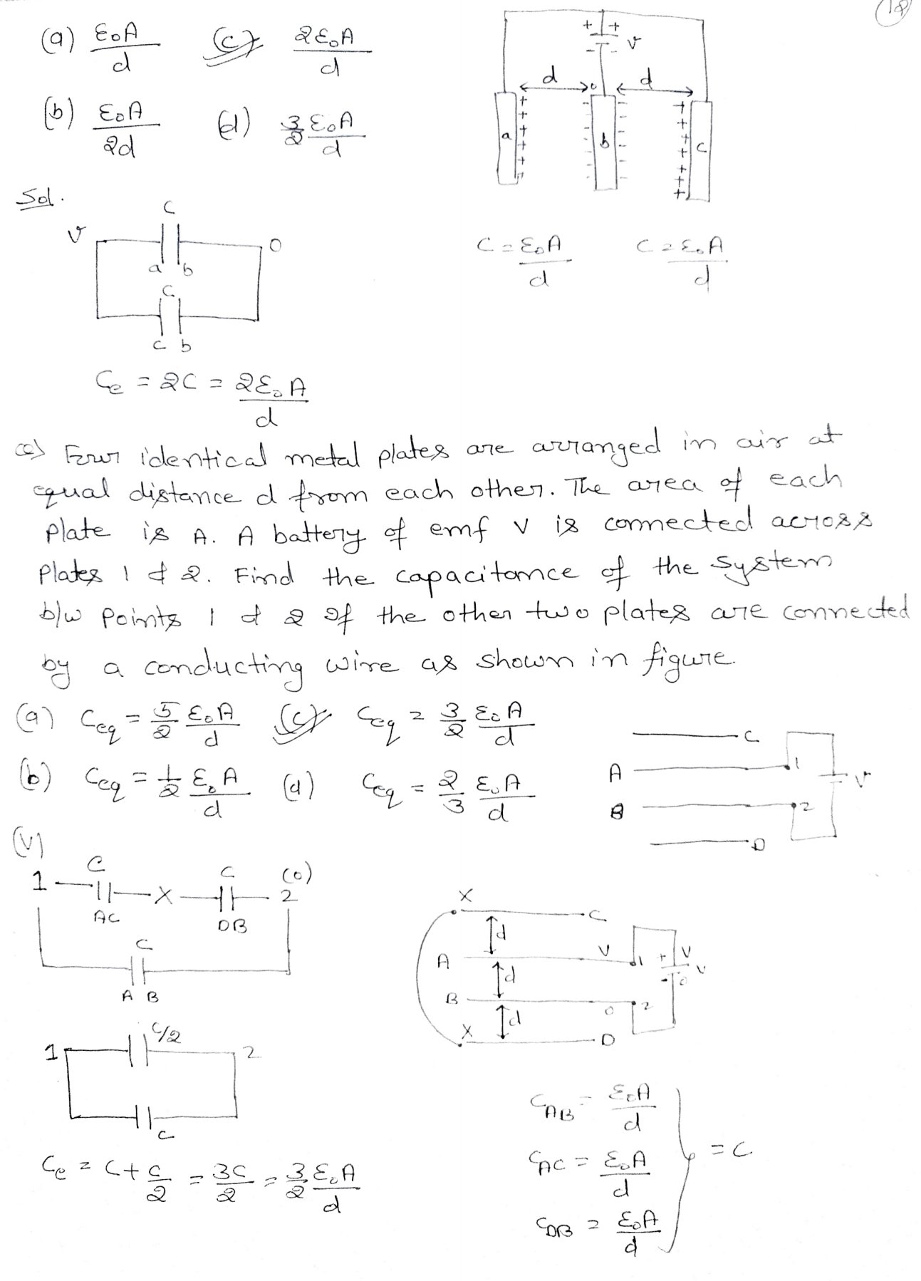 Capacitor notes physics class 12 - Studypur