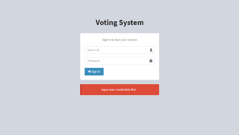 Advance Voting Management System in php mysql with Source Code | Free ...