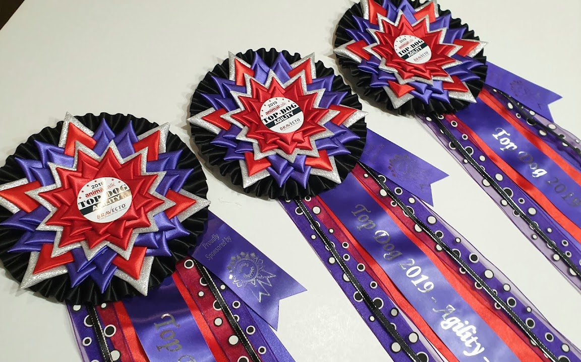 WINNING ROSETTES