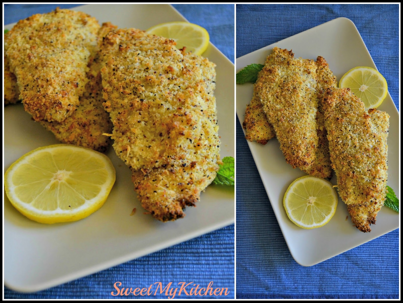 Sweet my Kitchen: Filetes de pescada em crosta de panko com limão e pimenta