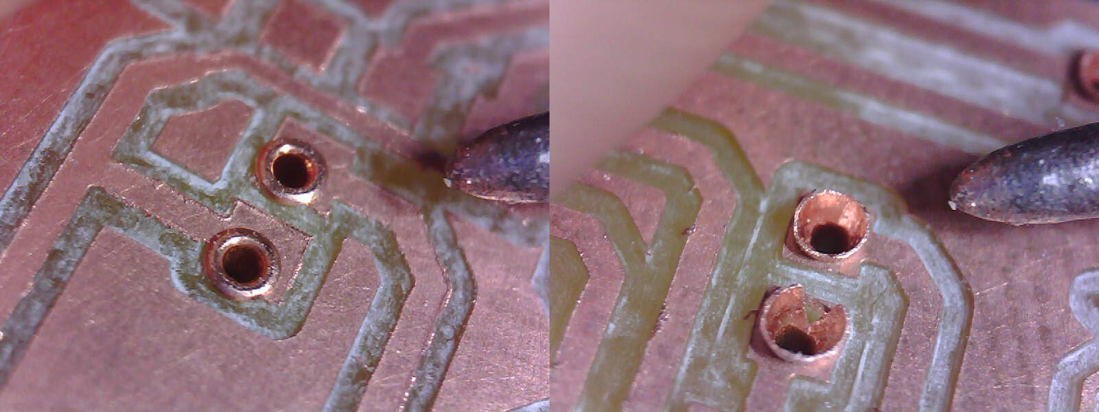 Diy Pcb Via Rivets - Do It Yourself