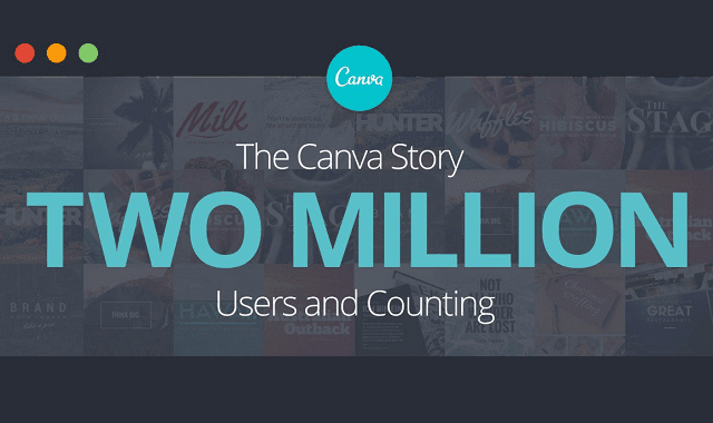 Canva Has Reached 2 Million Users! #infographic - Visualistan