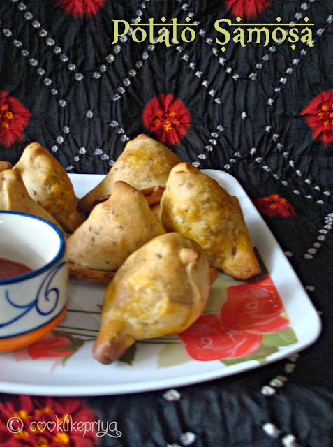 Cook like Priya: Baked Samosa | Oven Baked Samosa | Step by Step Recipe