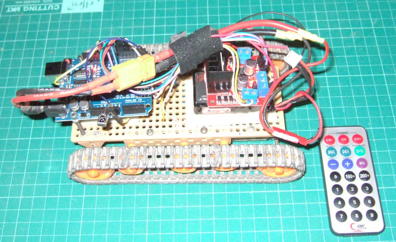 Hobby Witch: Arduino Tracked Robot-IR Remote control