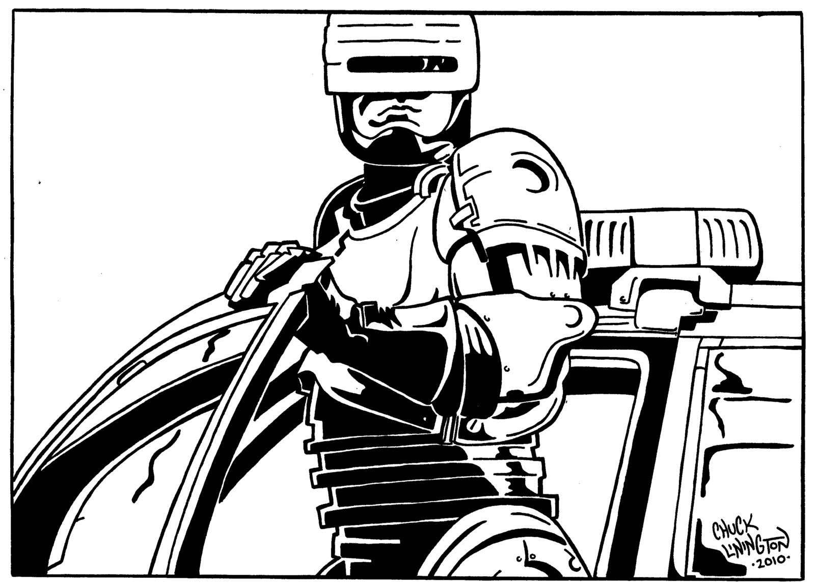 The Art of Chuck Amok: ROBOCOP