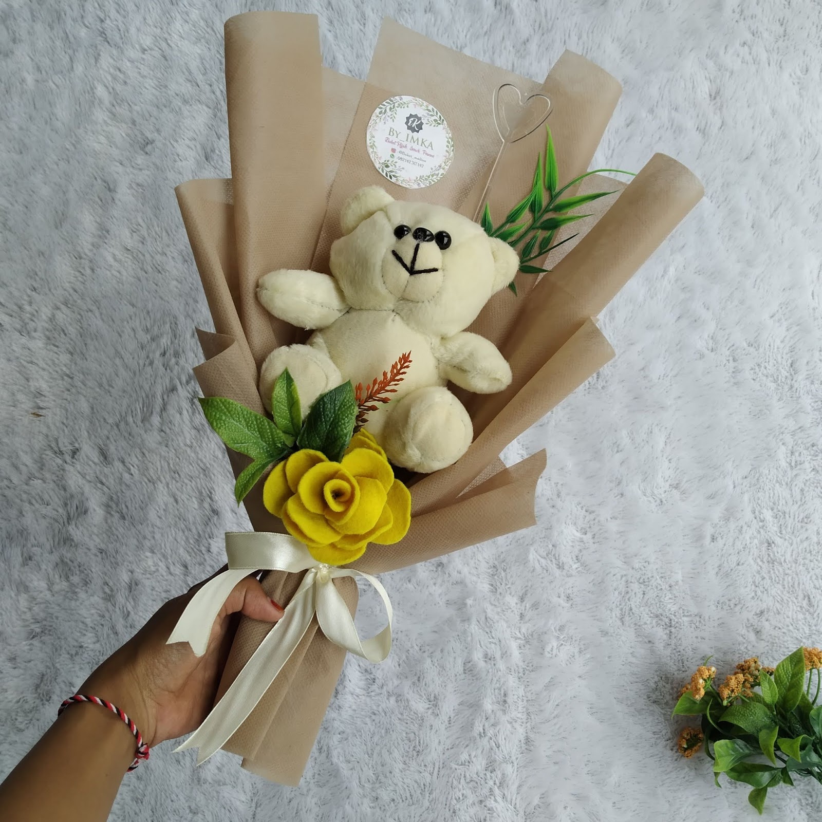 Contoh Model Buket Boneka Imut Tampil lebih Menggemaskan