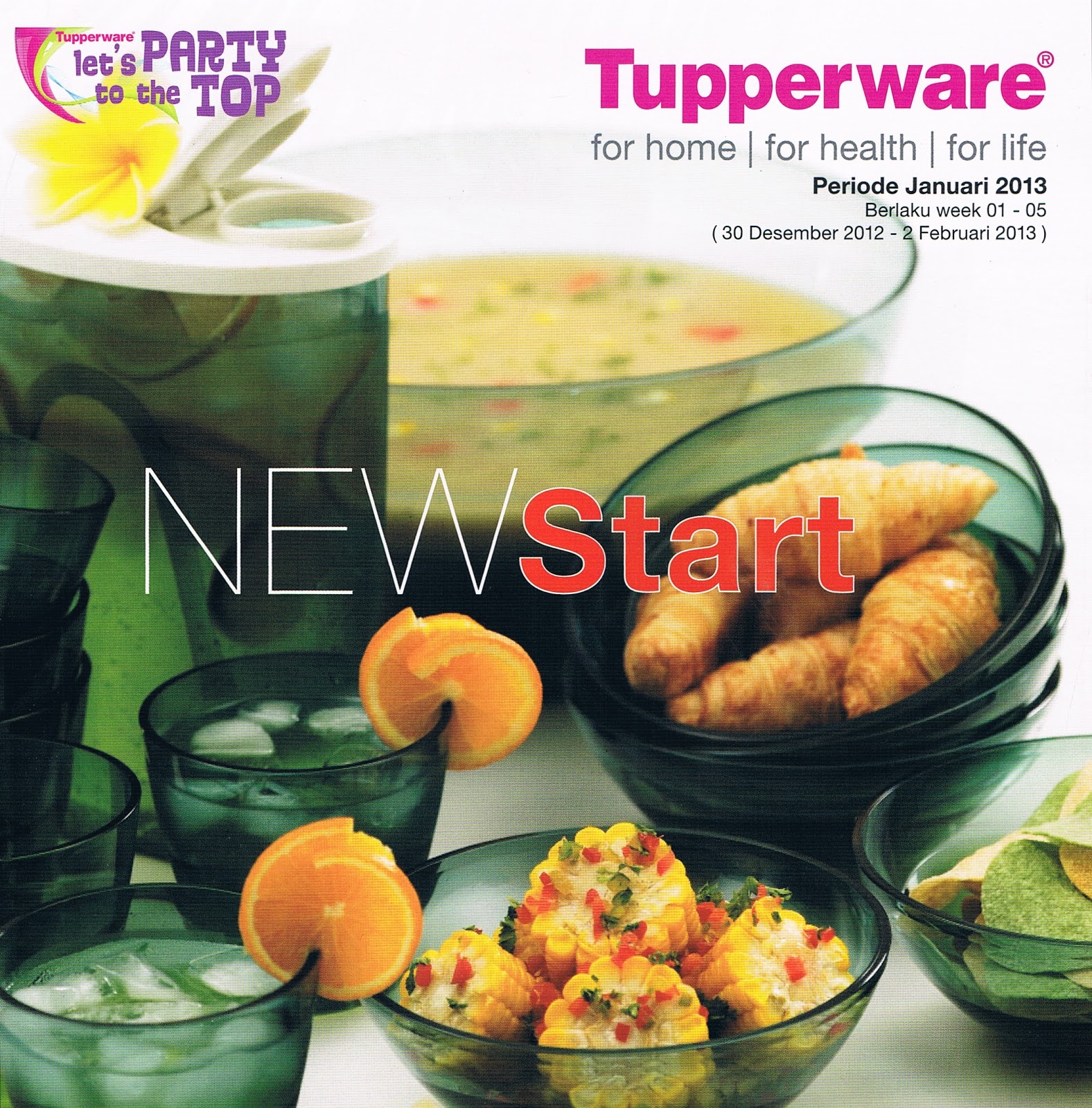 CINDE TUPPERWARE: Katalog Activity Tupperware Januari 2013 "New Start"