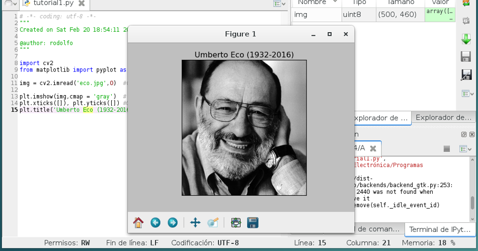 Dunas de Cydonia: OpenCV en Python