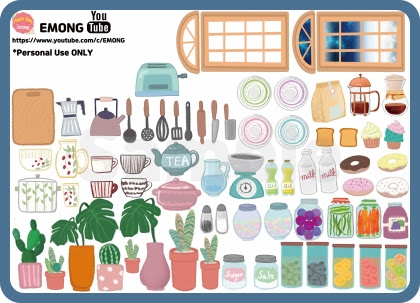 Emong's Paper Doll House Free Printable Paper Quiet Book Download