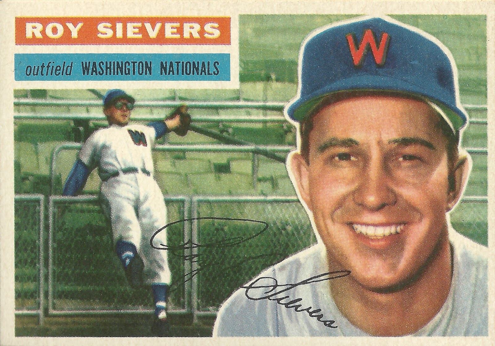 The Phillies Room: 1956 Topps #75 Roy Sievers