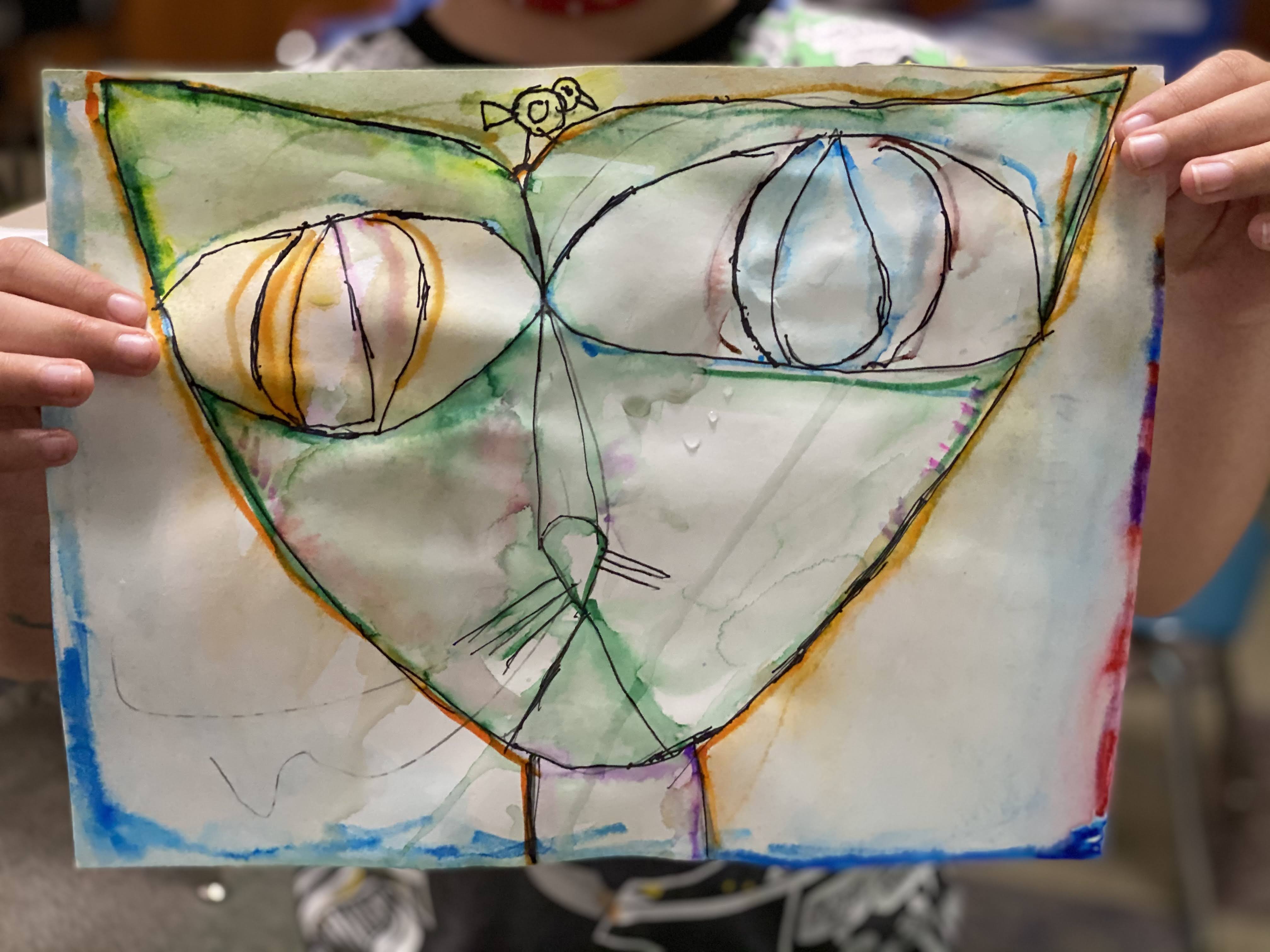Elements of the Art Room: 1st grade Paul Klee Cat and Bird