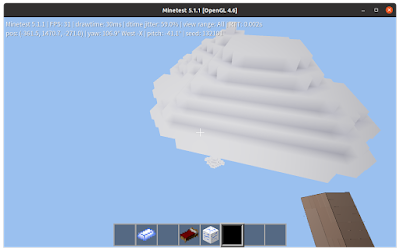 serverあれこれ: Minetestに雲に関するアイテムを追加するCloud Items modをインストールする