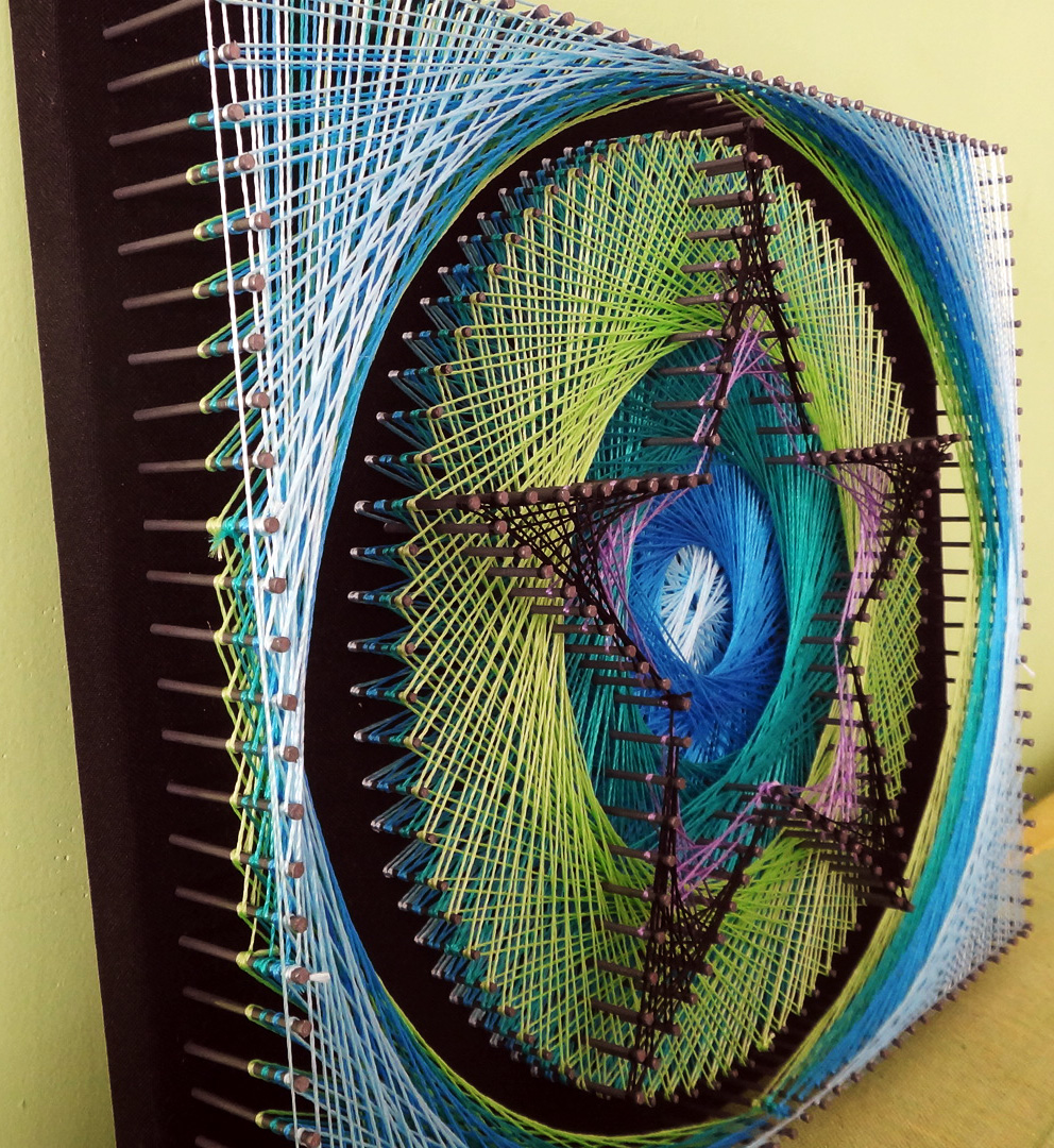 Aline Campbell: string art