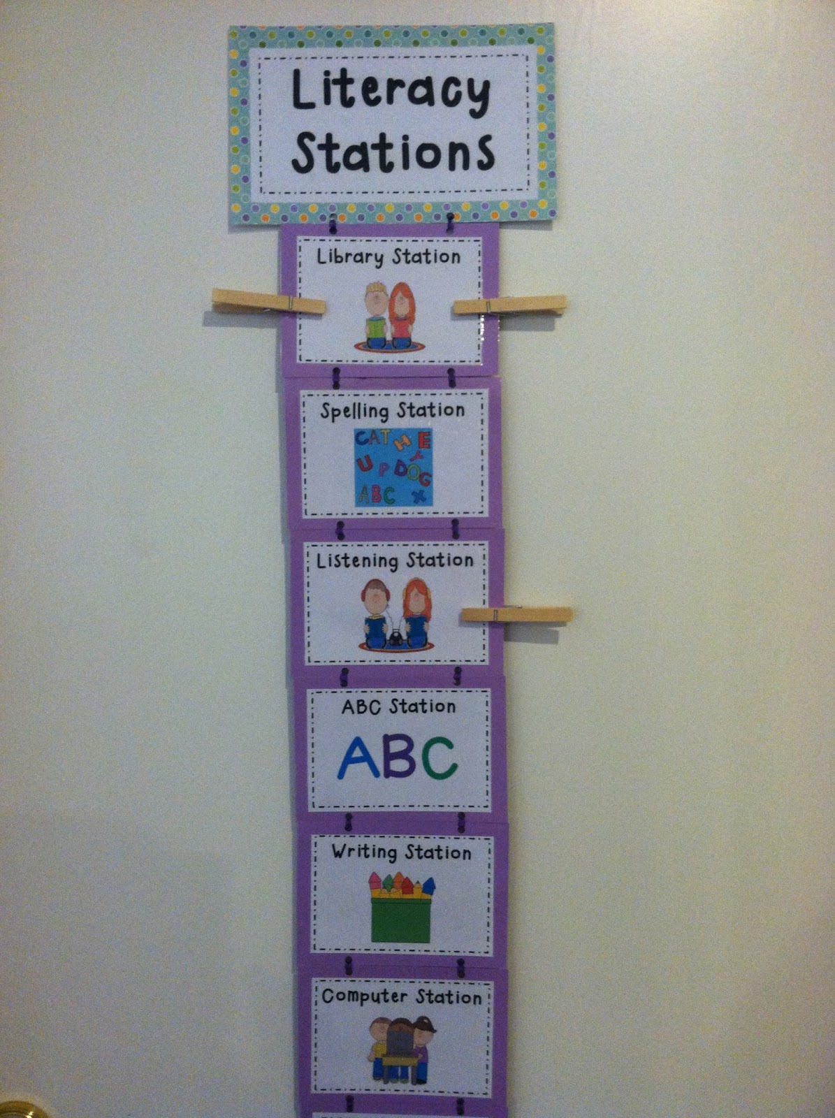 New Literacy Station Signs - Team J's Classroom Fun