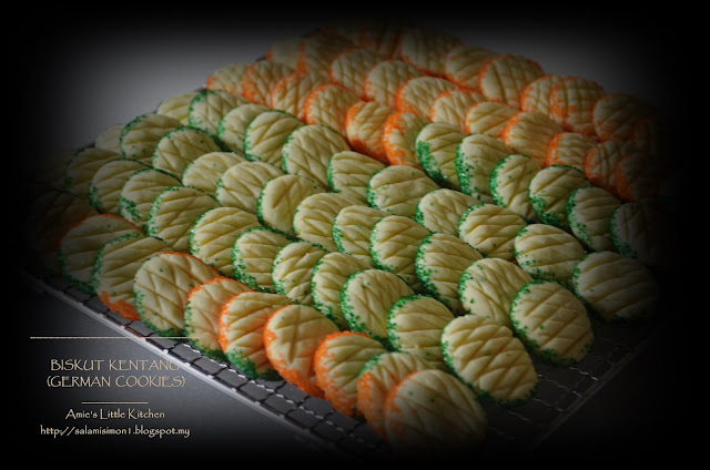 German Cookies (Biskut Kentang) - Amie's Little Kitchen