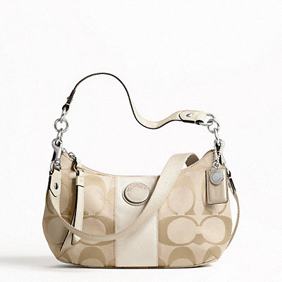 Coach Bag Forever: Coach Signature stripe demi crossbody # F19218