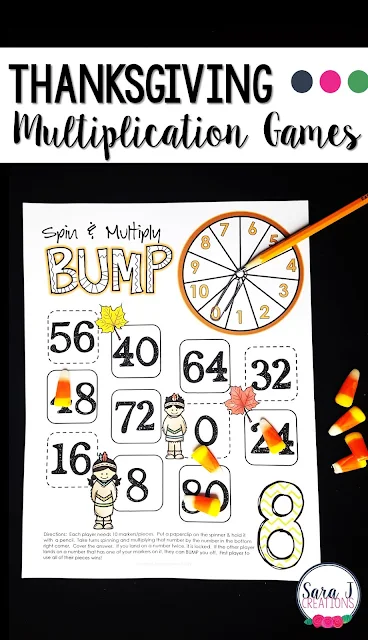 Practicing Multiplication Facts with Games | Sara J Creations