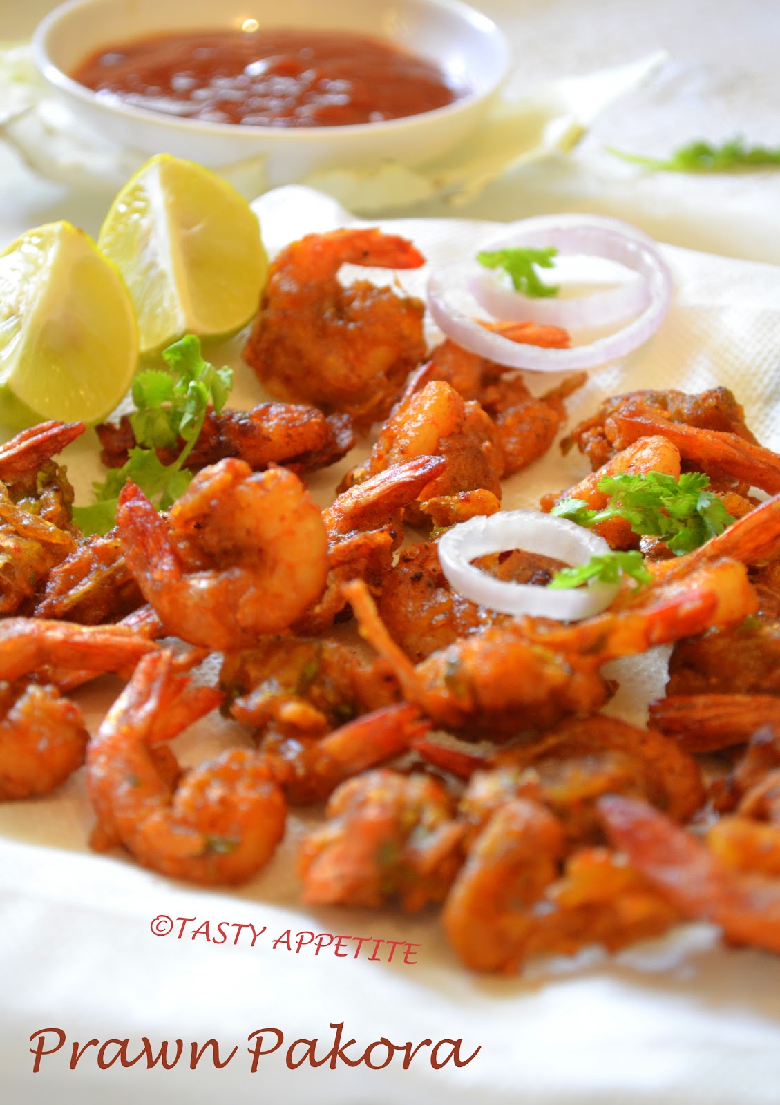 Spicy Prawn Pakora / How to make Prawn Pakora / Step-by-Step: