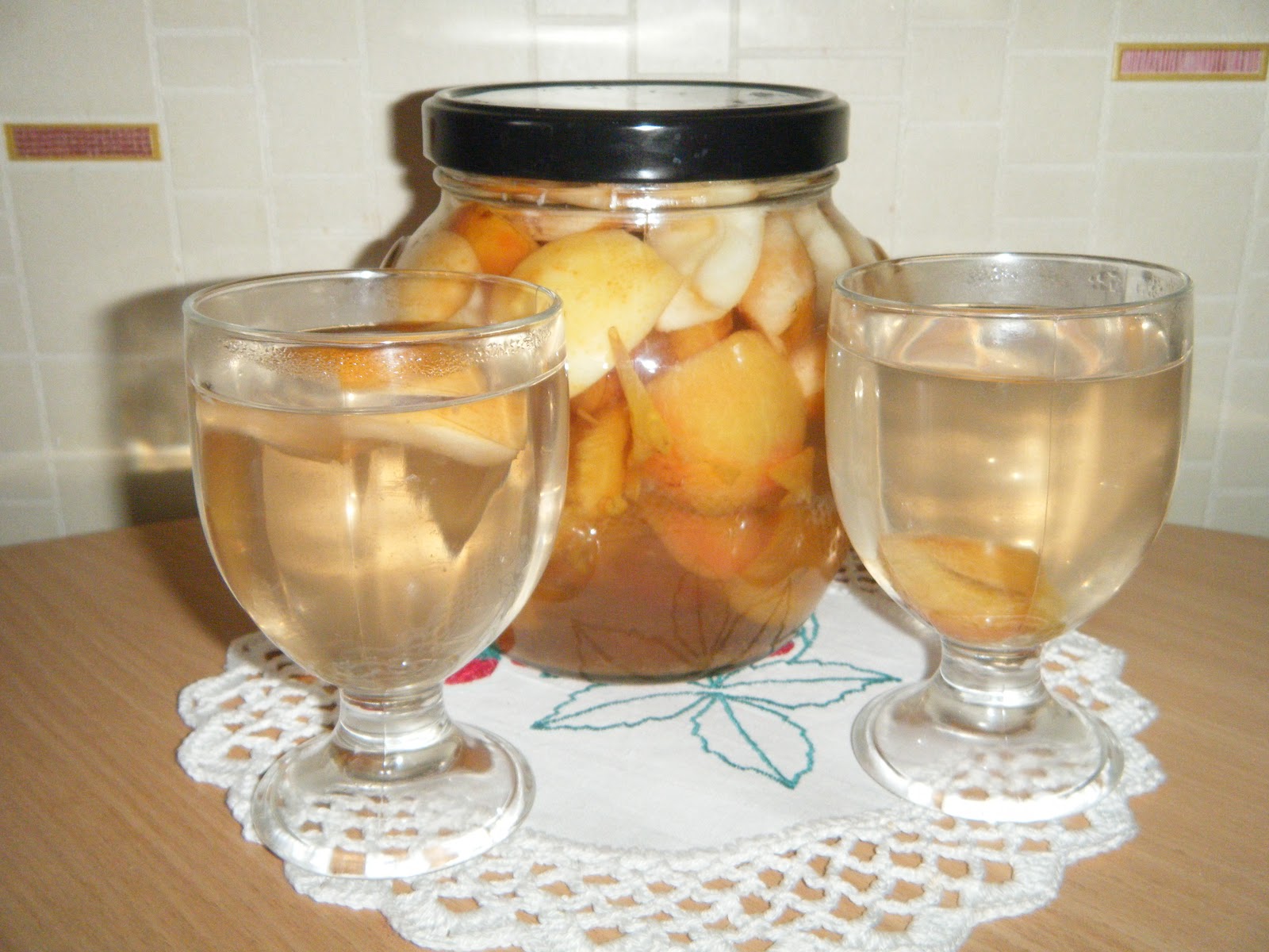 Tomos kepyklėlė: Obuolių - slyvų kompotas