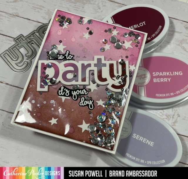 BIRTHDAY CANDLE BUNDLE SHAKER CARD