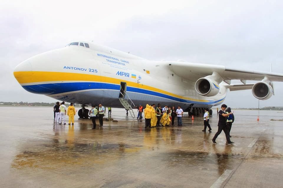 Antonov An-255: World’s Largest Aircraft Landed in Mactan-Cebu Airport ...
