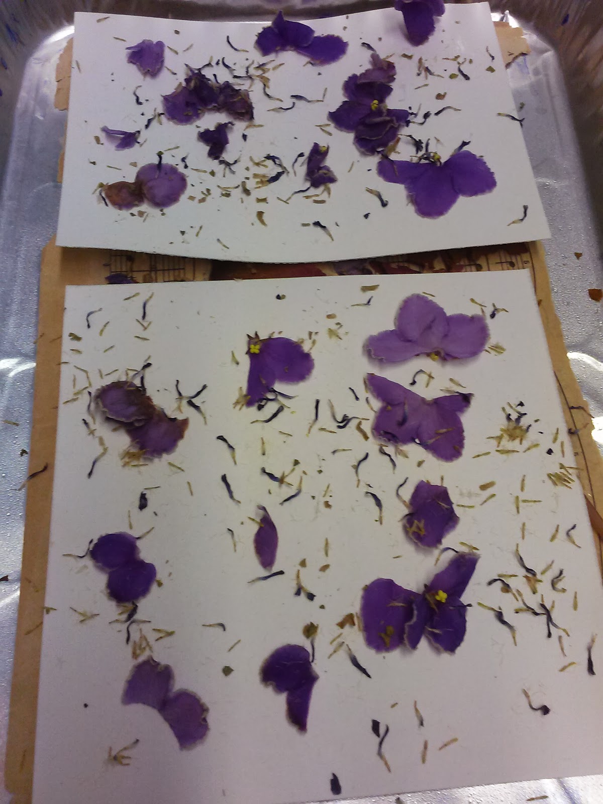 Naturally Dyed Paper: Working in Layers.