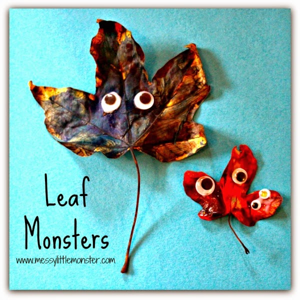 Fun Activities with Autumn Leaves - Messy Little Monster