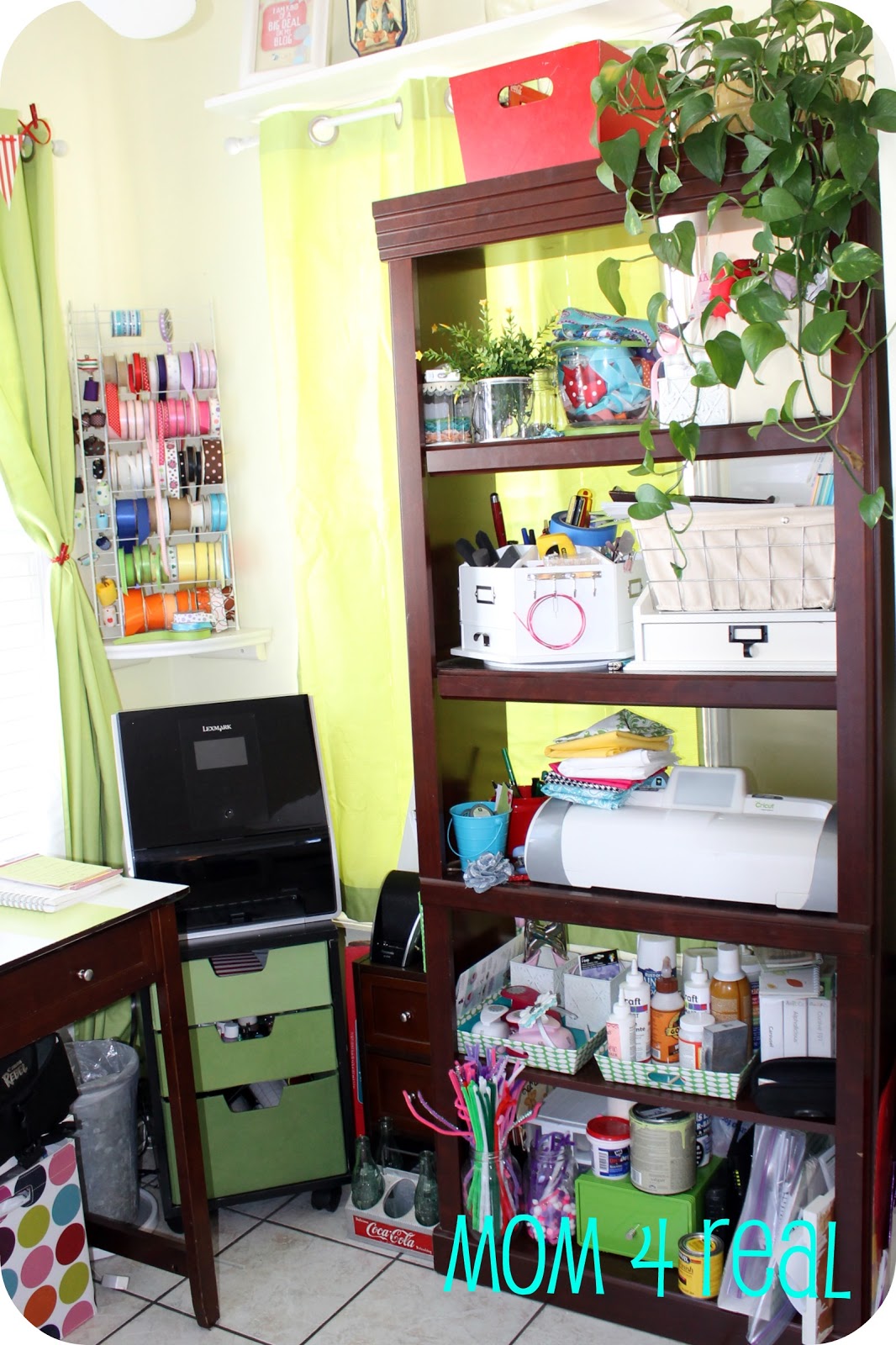 Updated Craft Nook {Spring} - Mom 4 Real