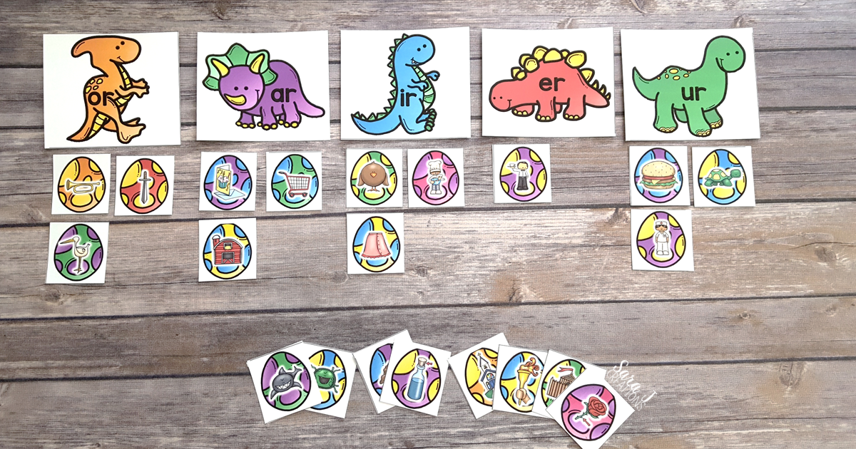 Bossy R Dinosaur Sort | Sara J Creations