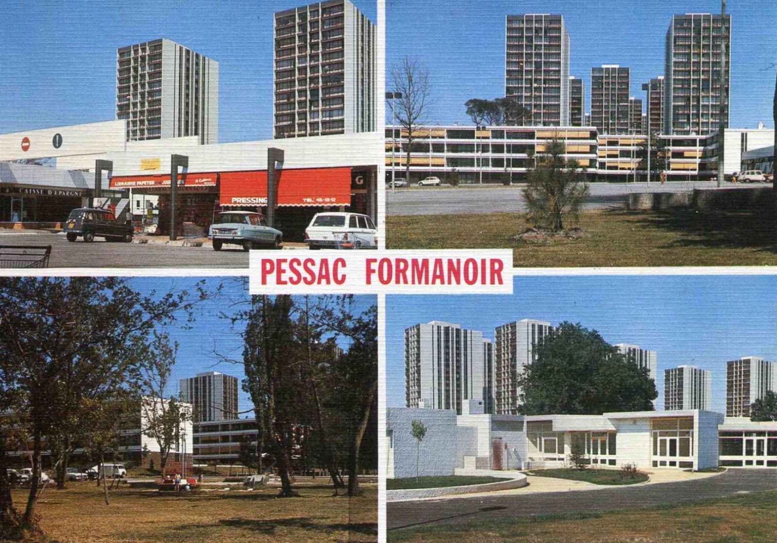 Un Paysage Moderne: PESSAC - Centre Commercial Résidence Arago, Centre ...