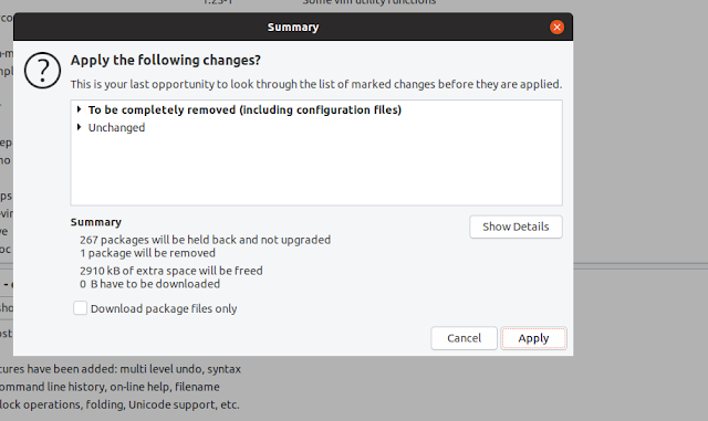 Cara Menghapus Aplikasi di Ubuntu menggunakan Synaptic Package Manager - LinuxSec