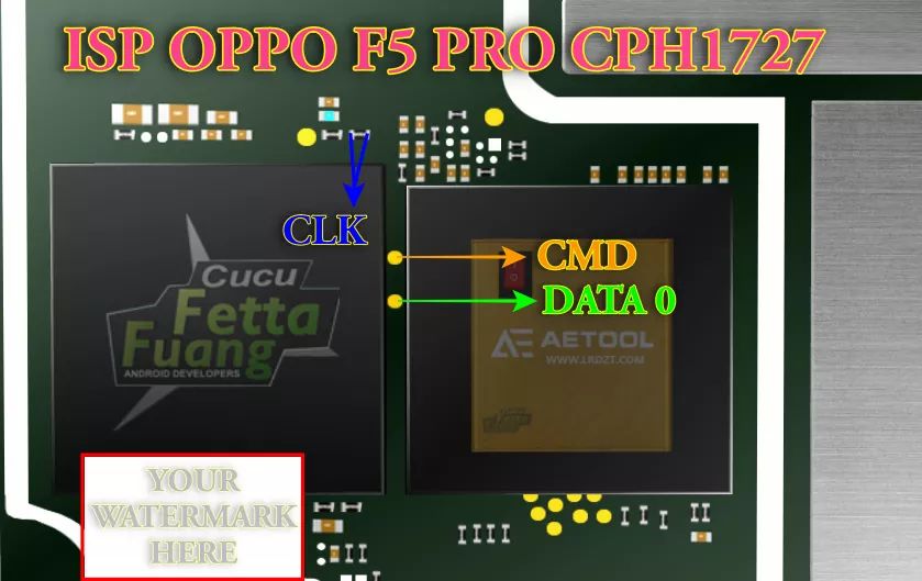 ISP PINOUT F5 PRO CPH1727