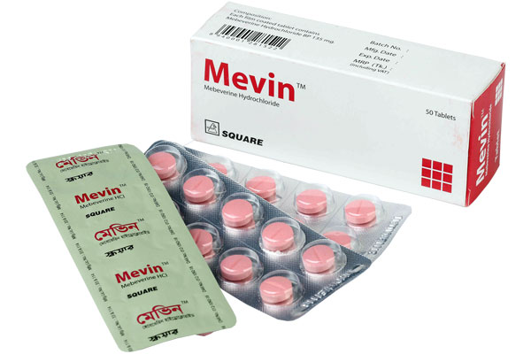 Mevin Tablet দীর্ঘমেয়াদী যন্ত্রনাদায়ক কোলন, স্প্যাস্টিক কোষ্ঠকাঠিন্য ...