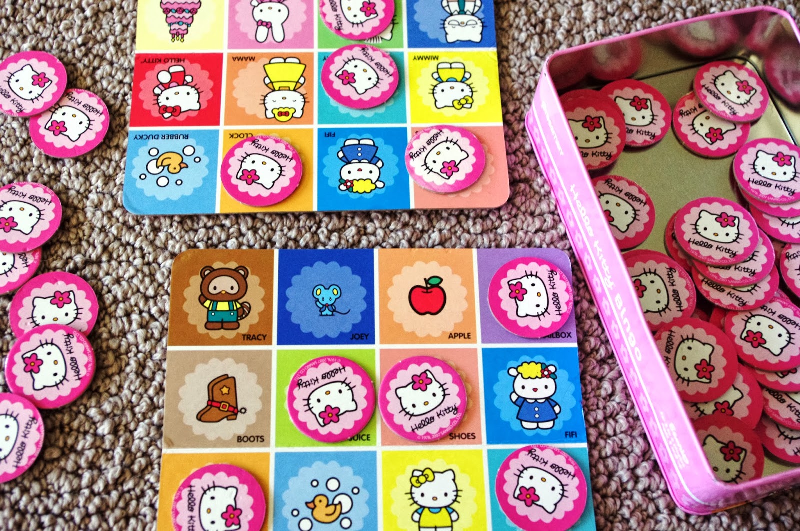 The Winner: Hello Kitty Bingo - Robin Kramer Writes