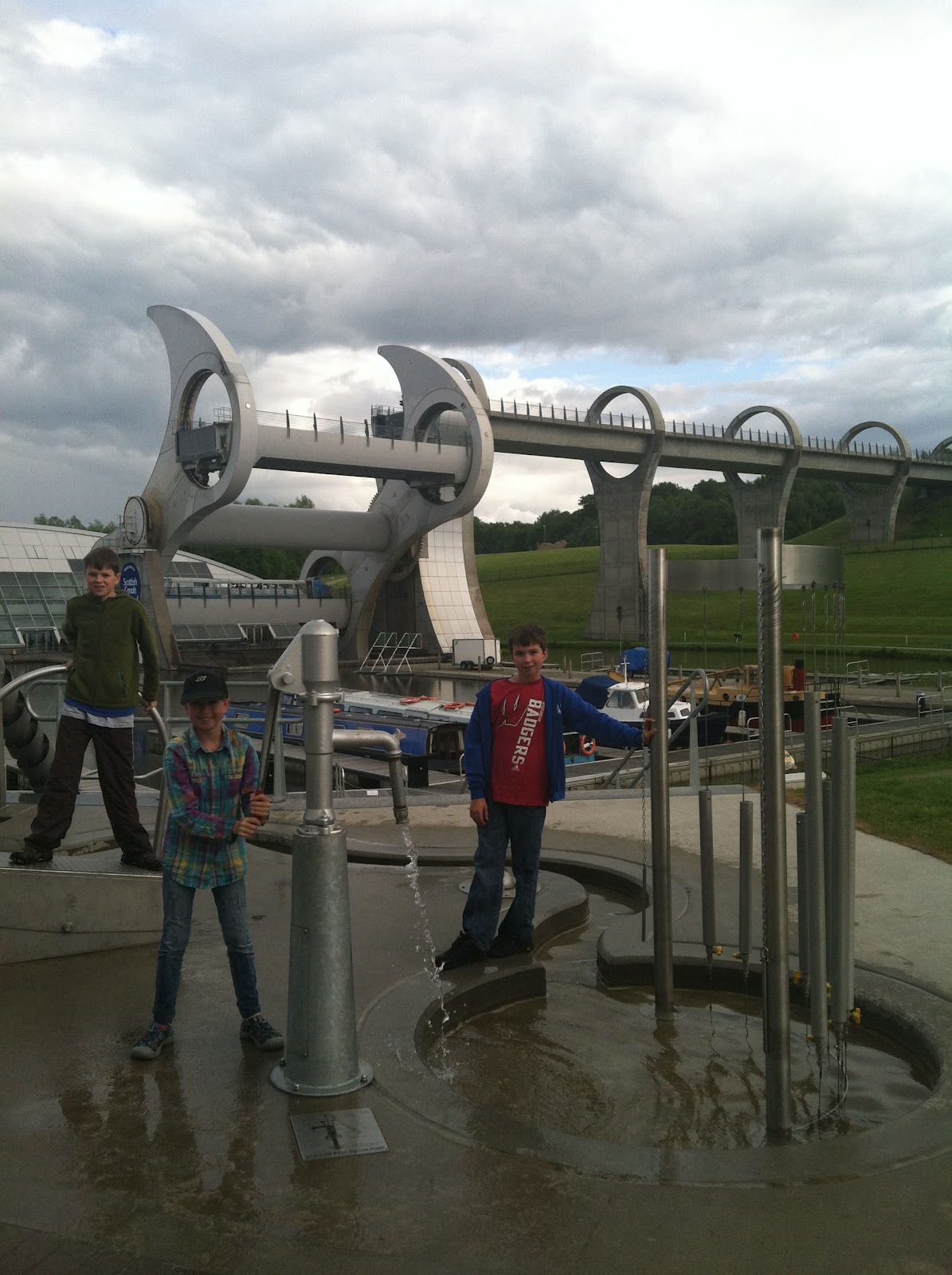 A Wee Bit of Time in the British Isles: Falkirk Water Wheel, June 9